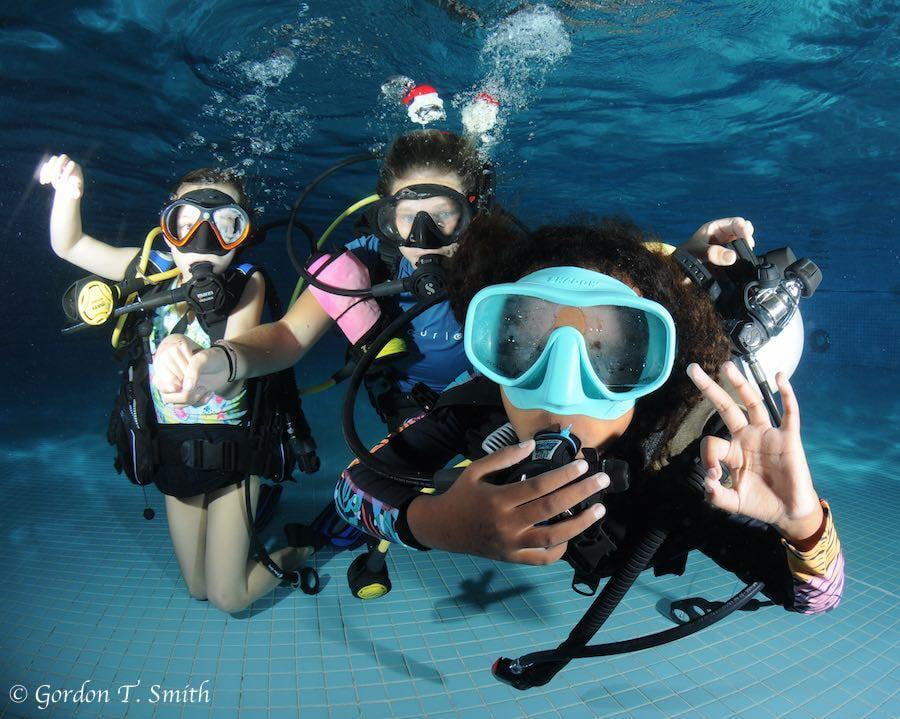 Underwater Scuba Santa's Grotto